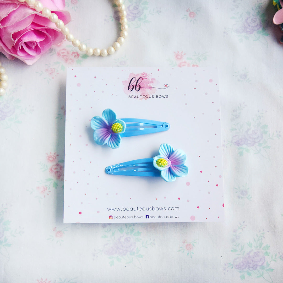 Hibiscus Tic Tac Clip Set – Beauteous Bows